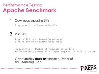 Performance Testing - Apache Benchmark, JMeter | PPT