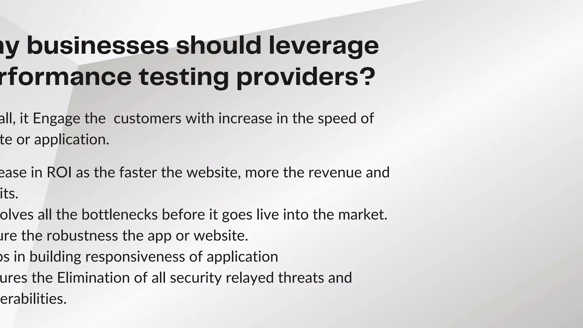 Performance Testing - A Catalyst In Software Testing Landscape | PPT
