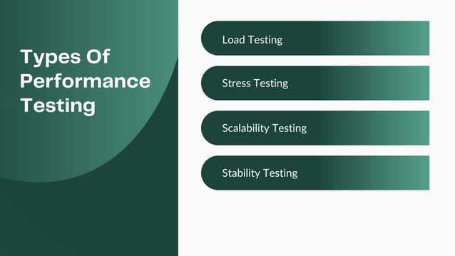 Performance Testing - A Catalyst In Software Testing Landscape | PPT