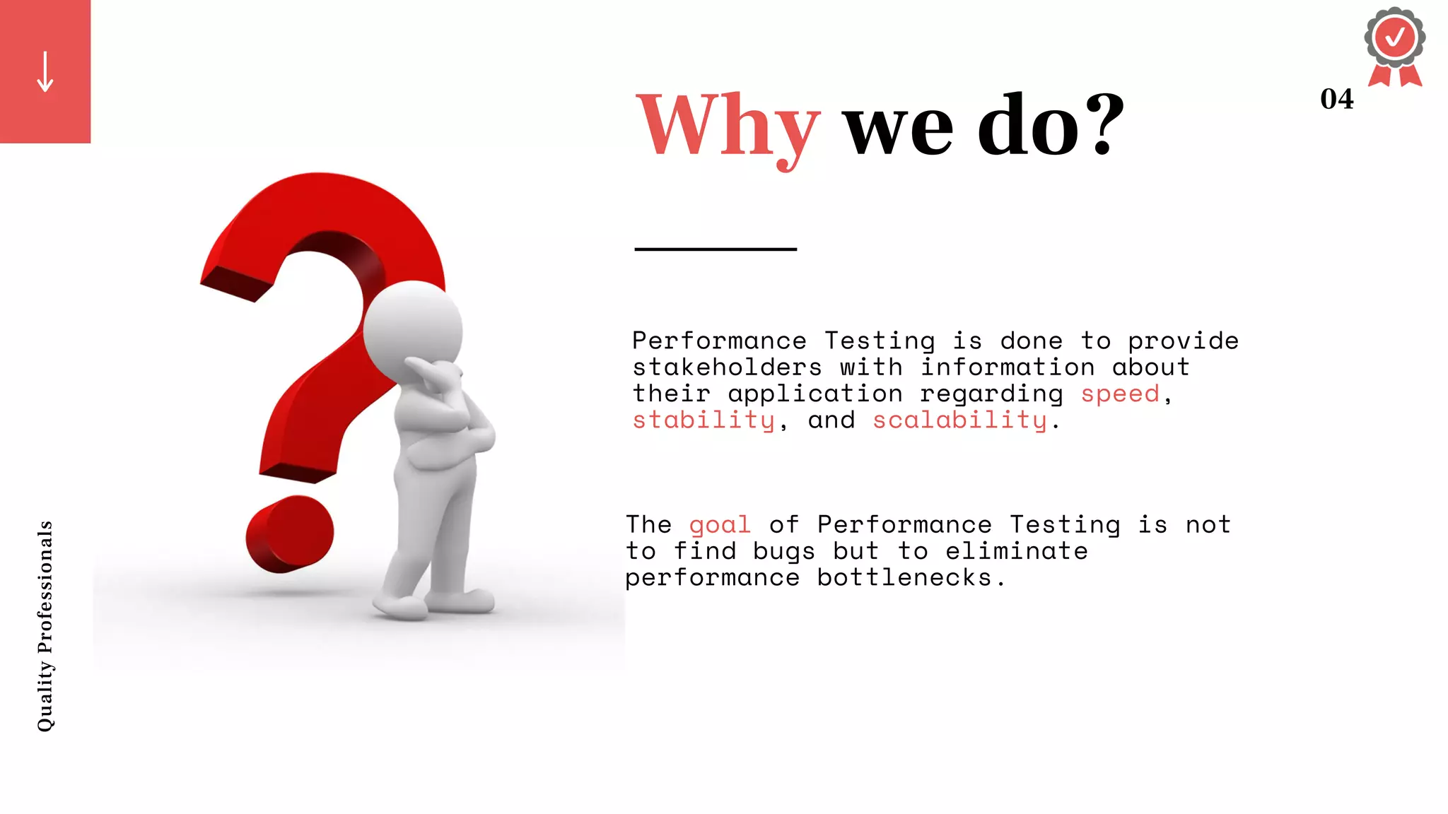 Performance Testing In Software Testing | quality professionals | PDF