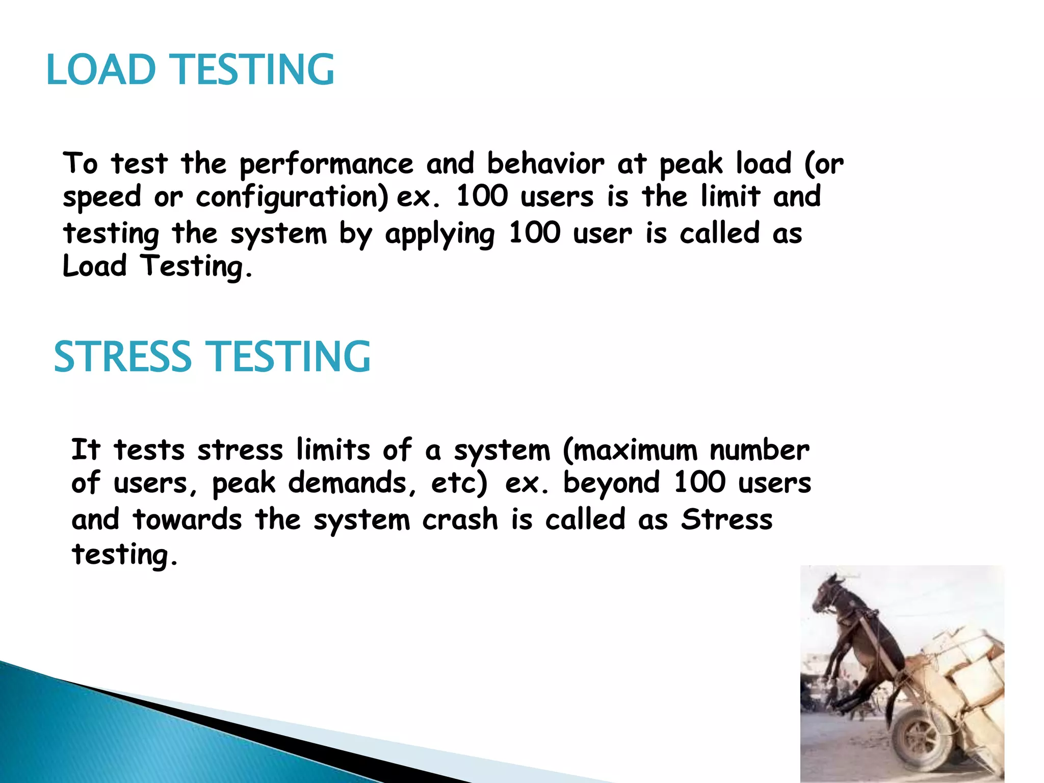 Performance Testing Pptx Operating Systems Computer Software And Applications
