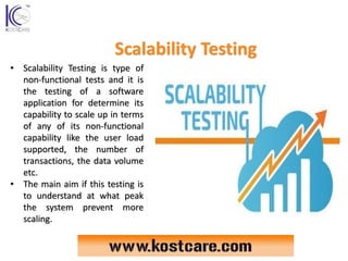 Performance Testing And Its Type | Benefits Of Performance Testing | PPTX