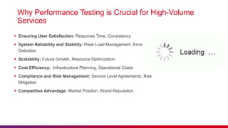Performance Testing at Scale Techniques for High-Volume Services | PPTX