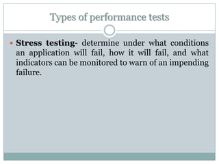 Performance testing basics | PPTX