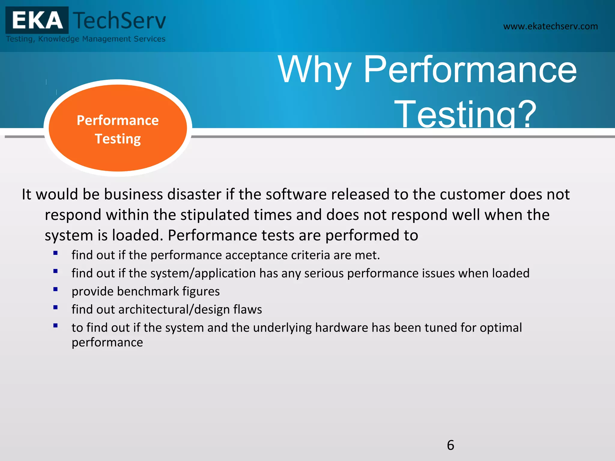 Performance testing | PPT