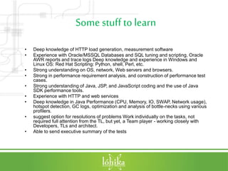 Performance testing in agile | PPTX