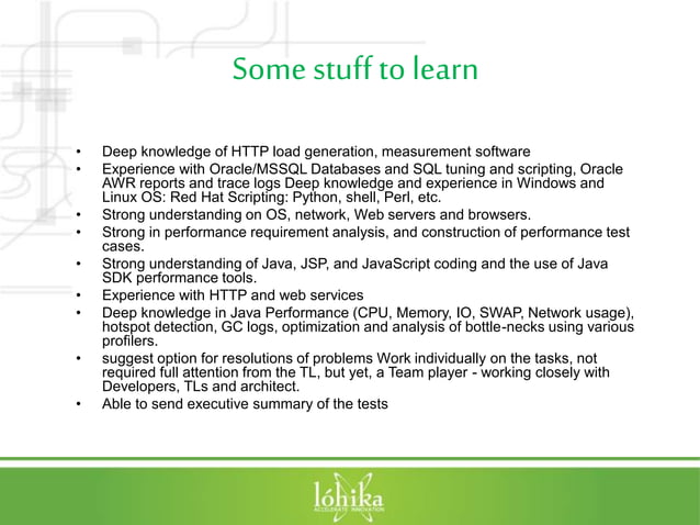 Performance testing in agile | PPTX