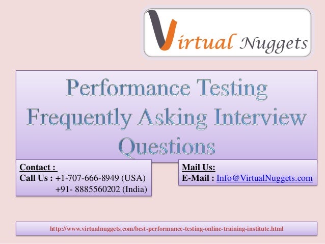 Performance Testing Interview Questions And Answers performance-testing-interview-questions-and-answers