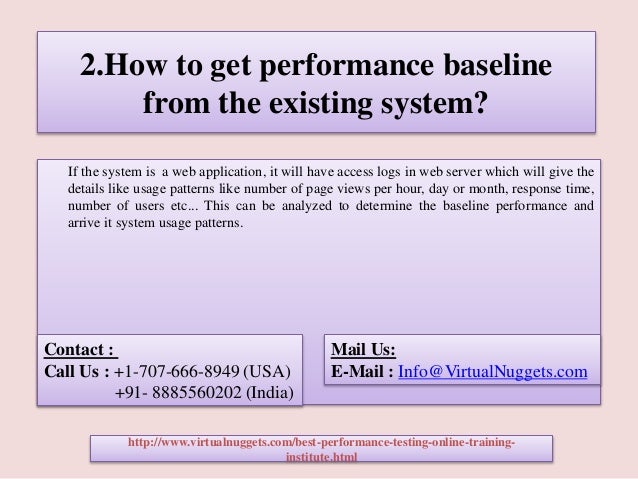 Performance Testing Interview Questions And Answers