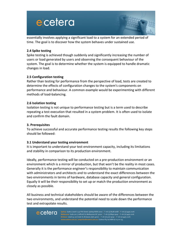Performance Testing Methodologies Pdf