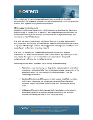 Performance testing methodologies | PDF