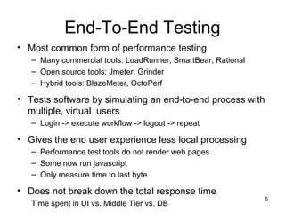 Performance Testing Overview | PPT