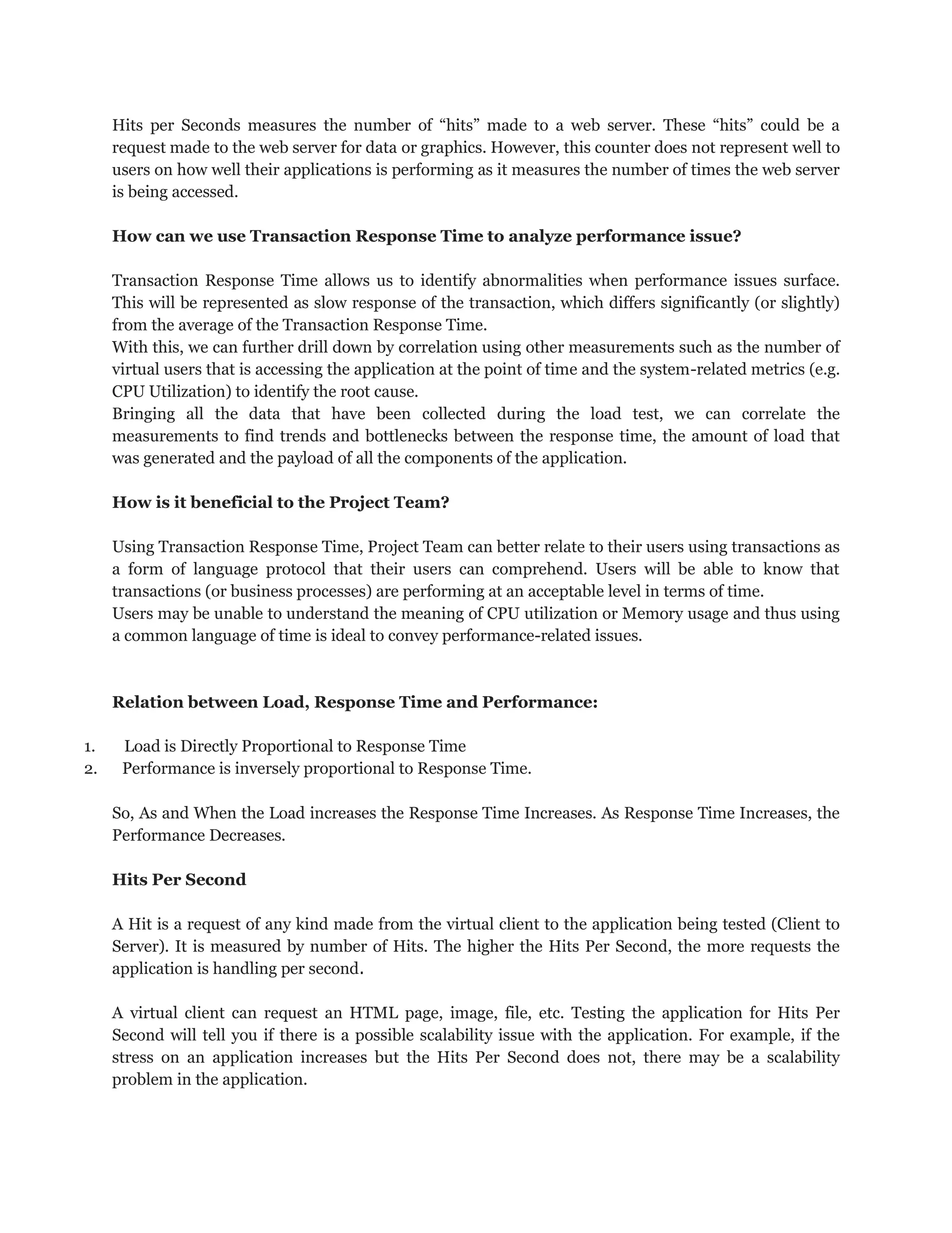Performance Testing Tool Docx Internet Computing