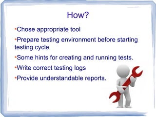 Black Tea Testing #2 - Performance testing: why? when? how? | PPT