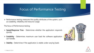 Performance testing with Apache JMeter | PPTX