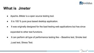 Performance testing with jmeter | PDF