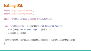 Performance tests with gatling | PPT