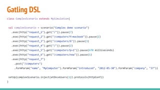 Performance tests with gatling | PPT
