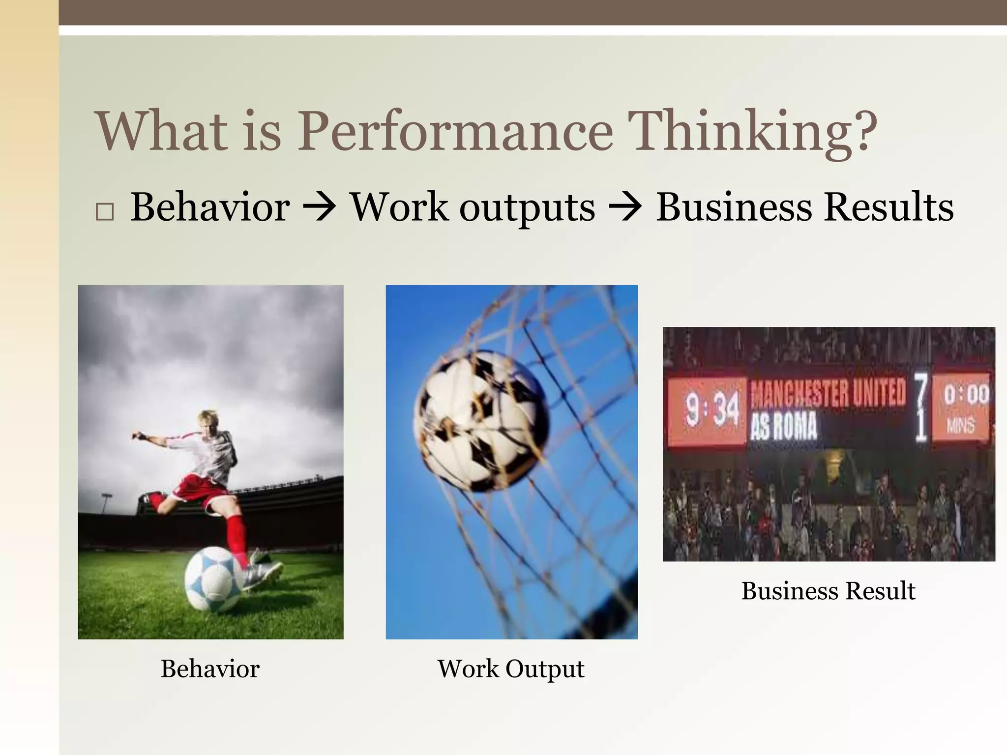 Performance Thinking Presentation | PPTX