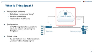 Performance trends and alerts with ThingSpeak IoT | PPTX