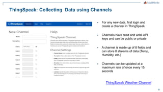 Performance trends and alerts with ThingSpeak IoT | PPTX | Web Development | Internet
