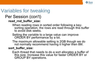 Performance Tuning | ODP | Databases | Computer Software and Applications
