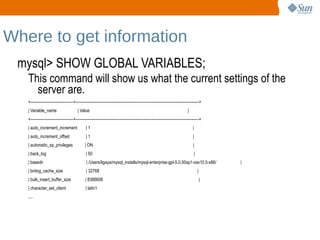 Performance Tuning | ODP | Databases | Computer Software and Applications