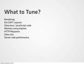 Advanced Performance Tuning in Ext GWT | PDF
