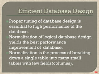Performance tuning and optimization (ppt) | PDF