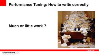 Performance tuning how to write correctly sql statement | PPT