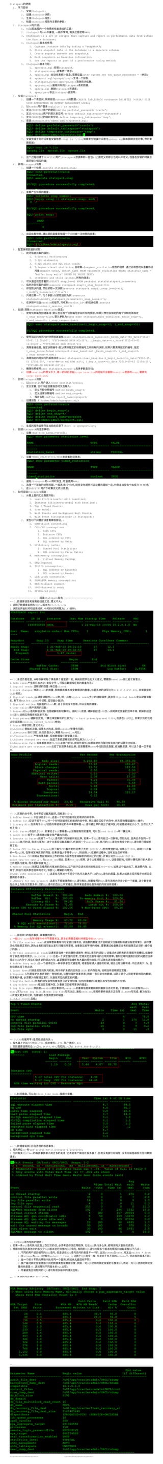 Performance Tuning Tool01 Statspack Pdf