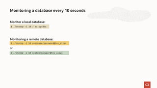 Performance Tuning Using oratop | PPT