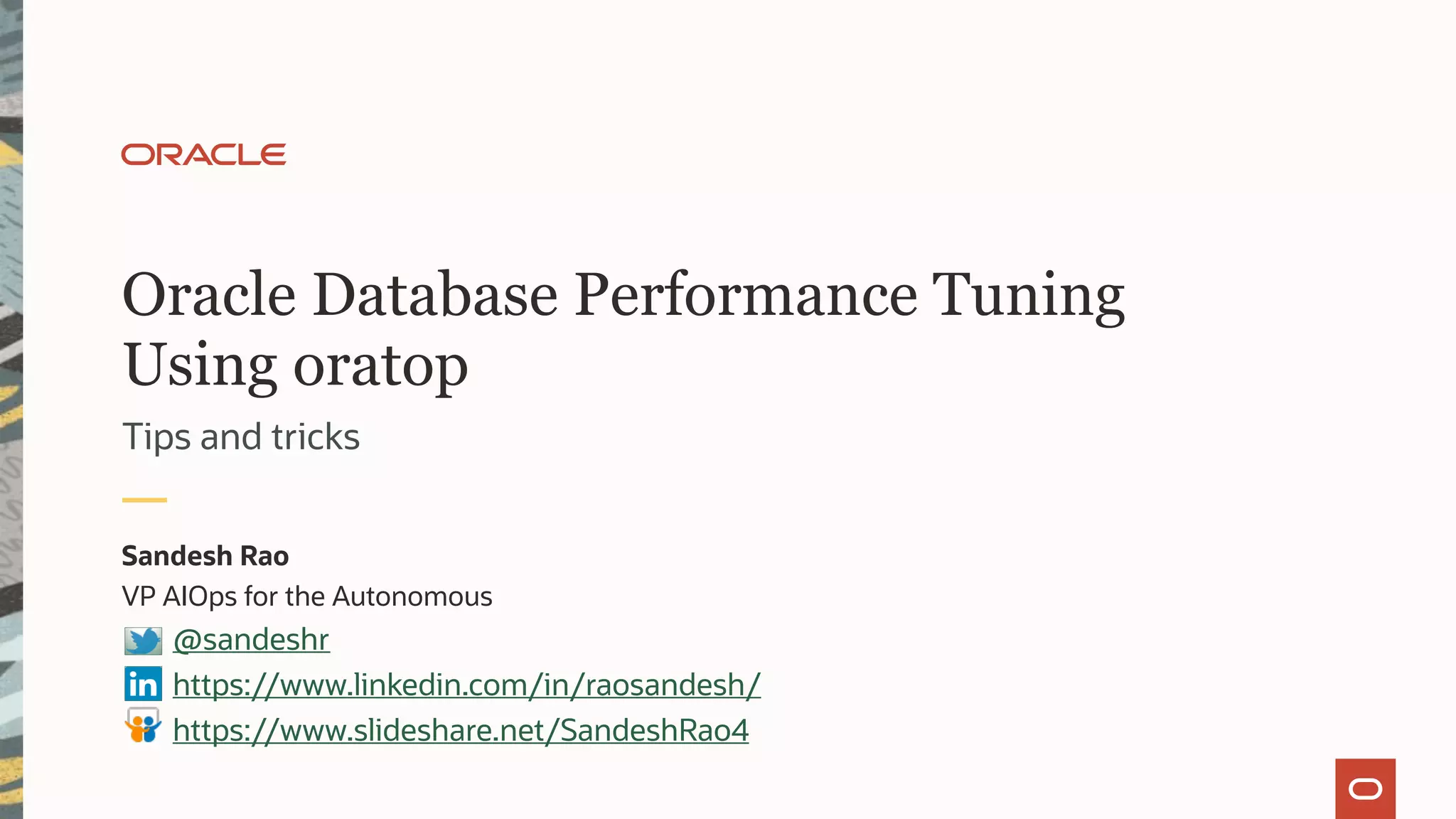 Performance Tuning Using oratop | PDF