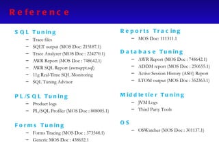 Performance Tuning With Oracle ASH and AWR. Part 1 How And What | PPT