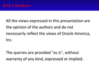 Performance Tuning With Oracle ASH and AWR. Part 1 How And What | PPT