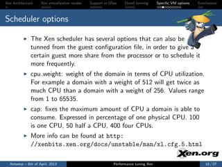 Performance Tuning Xen | PDF | Operating Systems | Computer Software and Applications