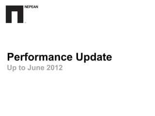 Performance Update | PPTX