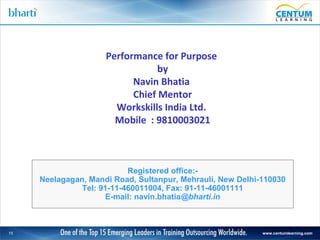 Performance with purpose | PPT | Free Download