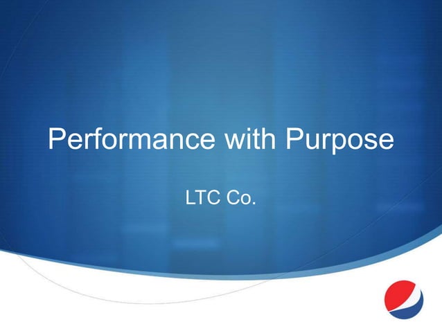 Performance With Purpose[1][1][1] | PPT