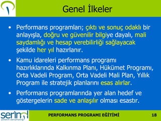 Performans programı eğitimi | PPT