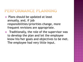 Performance planning | PPTX
