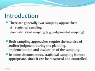 Perform audit testing in excel: Monetary Unit Sampling Method | PPT