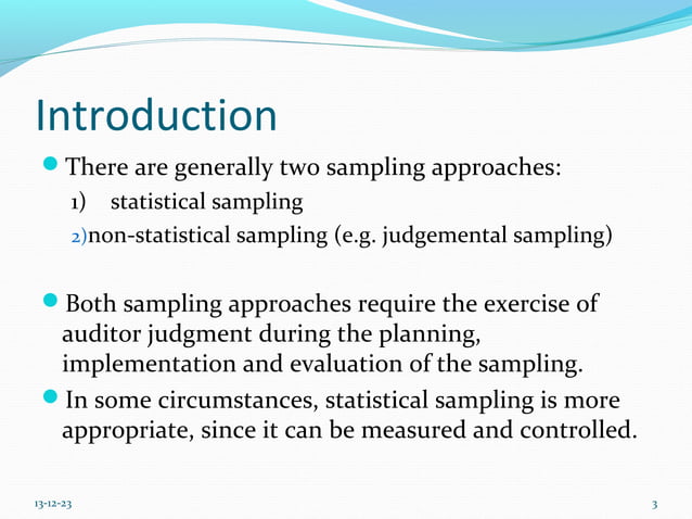Perform audit testing in excel: Monetary Unit Sampling Method | PPT