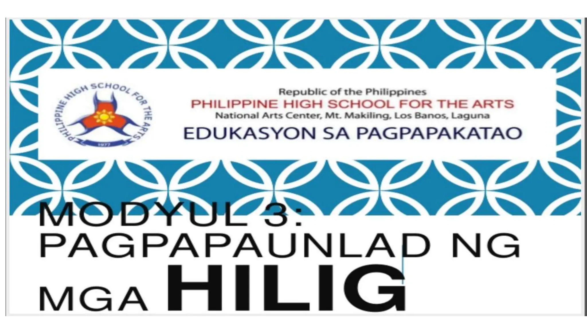 PAGPAPAUNLAD NG HILIG SA ESP 7........... | PPT