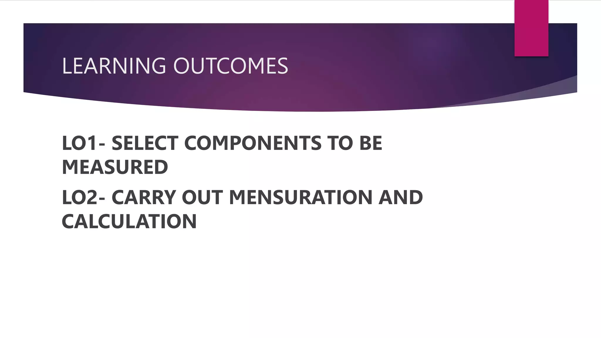 PERFORM CALCULATION AND MENSURATION.pptx