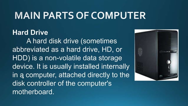 PERFORM COMPUTER OPERATIONS –.pptx | Data Storage and Warehousing ...