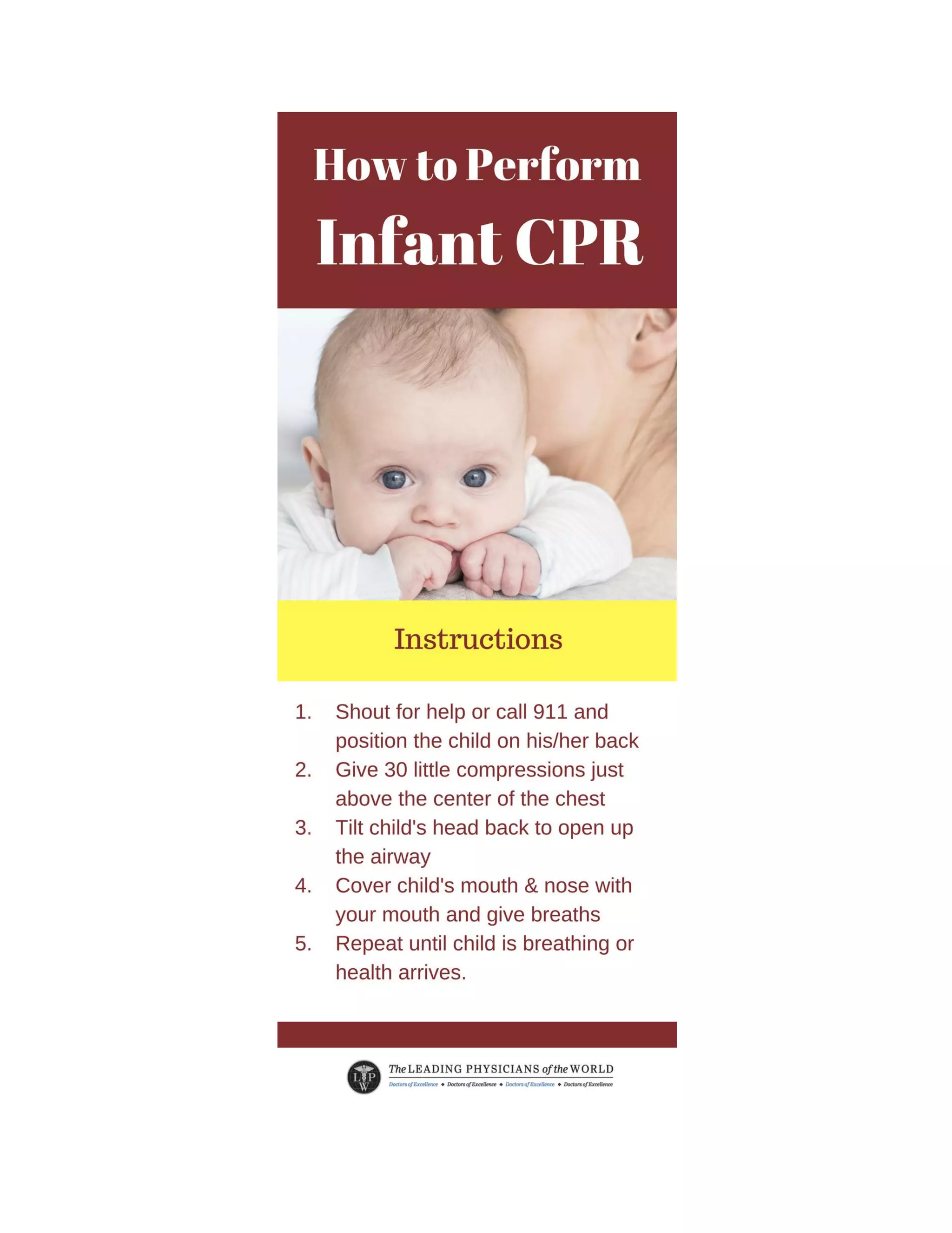 Perform cpr on an infant | PDF | Free Download