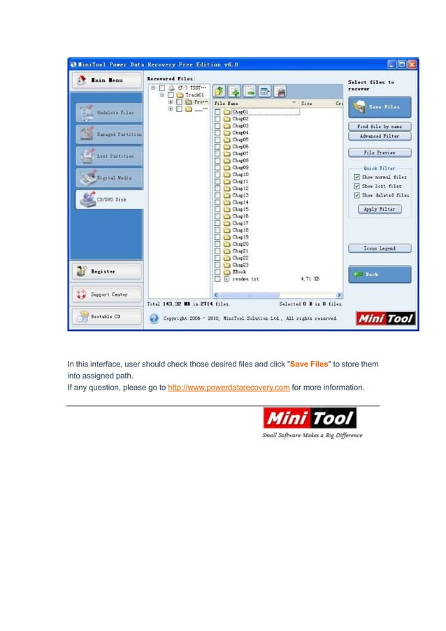 Perform digital picture recovery with mini tool power data recovery | PDF
