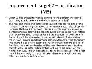 Performer improvement targets | PPTX