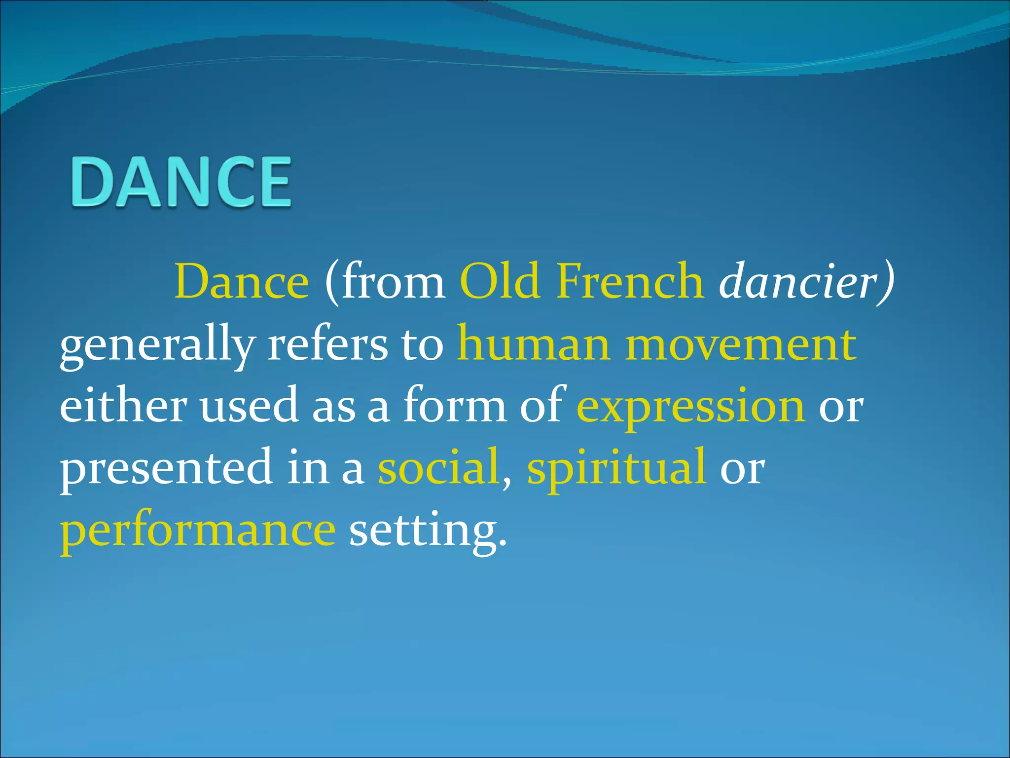Performing Art | PPT